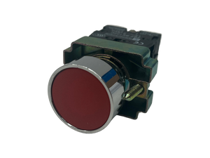 2 pcs Momentary Flush Red Pushbutton 22mm N/C